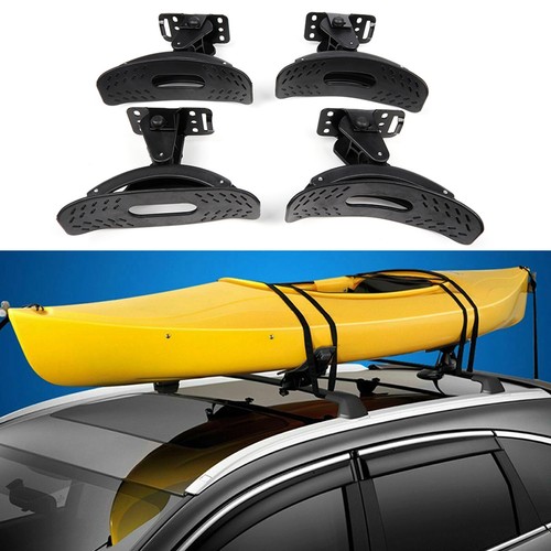 4Pcs Canoe Boat Saddle Kayak Roof Rack Car SUV Truck Top Mount Carrier ...