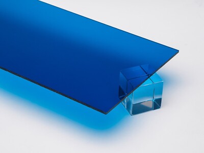 Acrylic Blue Transparent Plexiglass .125" - 1/8" x 24" x 48” Sheet ...