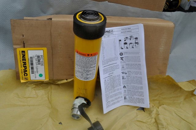 Enerpac RC106 Single-Acting Hydraulic Cylinder with 10 Ton Capacity for ...