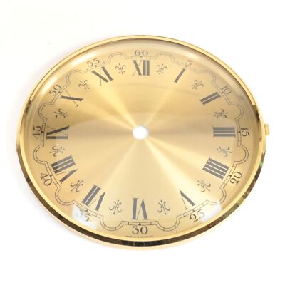 Clock Dial with Bezel and Convex Glass 6-3/16 inches W. Germany - LW498 ...