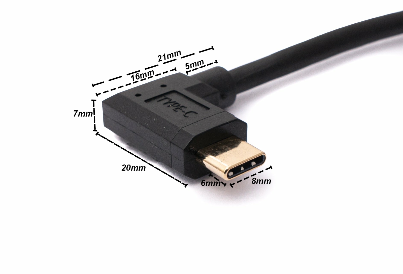 USB 3.1 Cable 30 CM Type C Plug To Socket Screw Angle Adapter Black | eBay