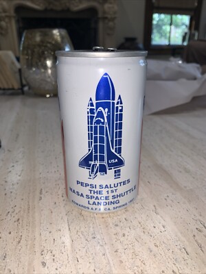 Vintage Pepsi Soda Can Salutes the 1st NASA space shuttle landing 1981 ...