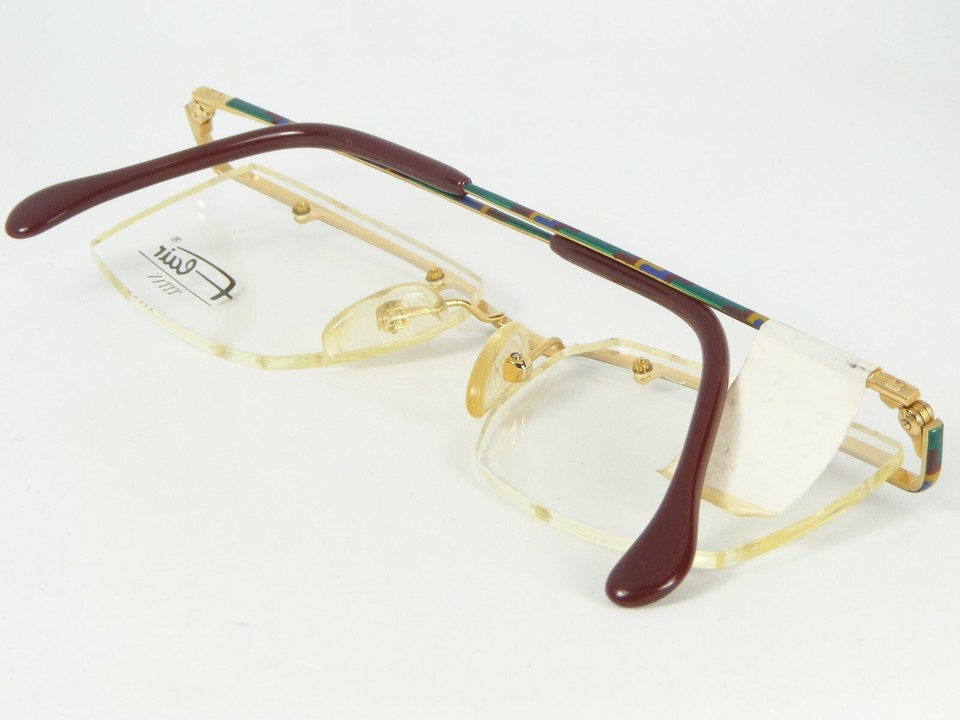 Flair Jet Set 736 419 MULTICOLOR EYEGLASSES HALF RIM TITAN GLASSES 54 ...