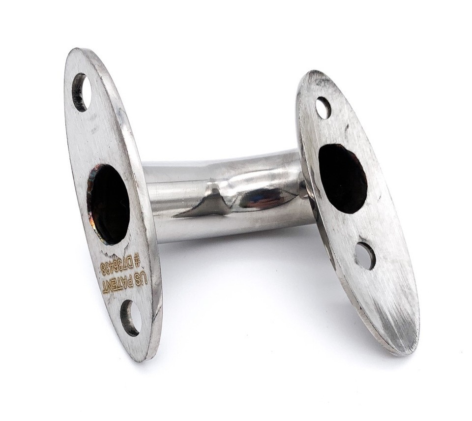 Pair Universal Hot Rod Polished Stainless Steel Tail Light Stands For ...