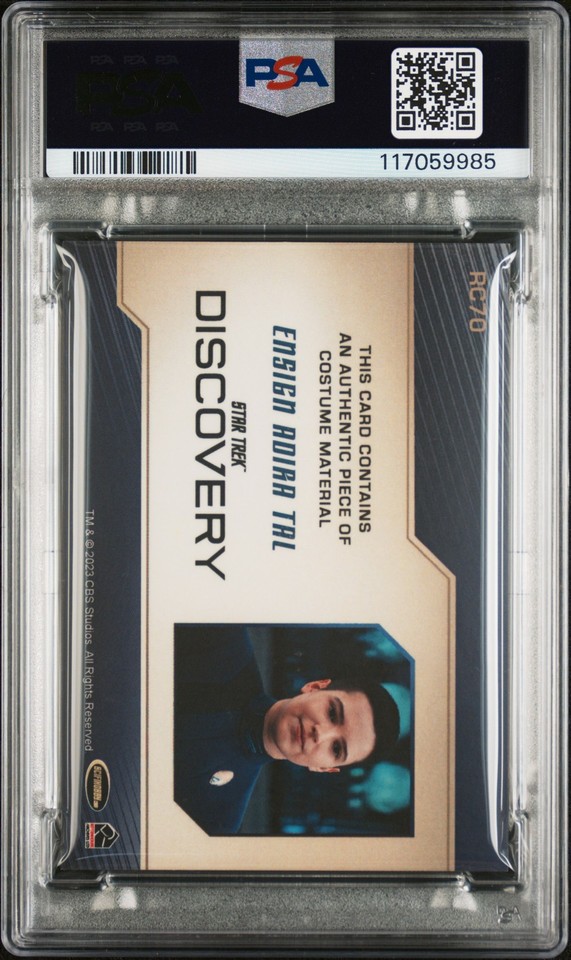 2023 RITTENHOUSE STAR TREK DISCOVERY SEASON 4 RELICS #70 ENSIGN ADIRA ...