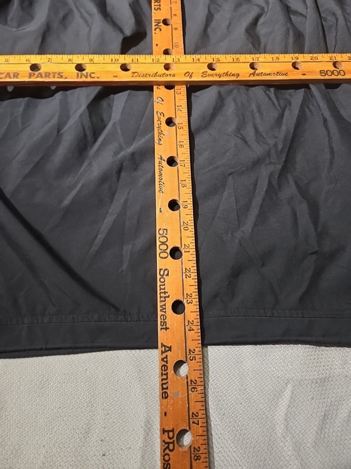 Vtg Zero Restriction Jacket Mens Medium Black 1/4 Zip Windstopper ...