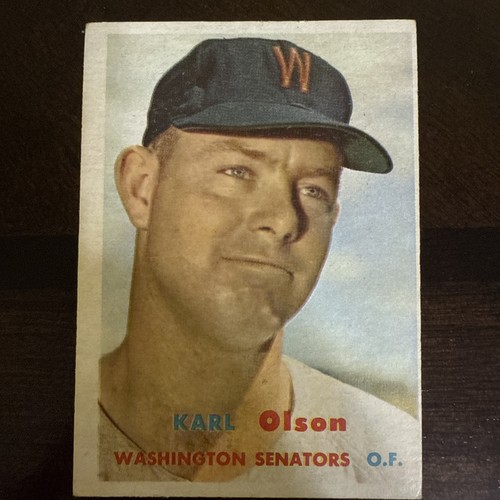 1957 Topps 153 Karl Olson | eBay