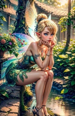 Fan Art Waifu Card aceo 2.5x3.5" Ssp adult Tinkerbell (+18) Pixie Forest Fantasy | eBay