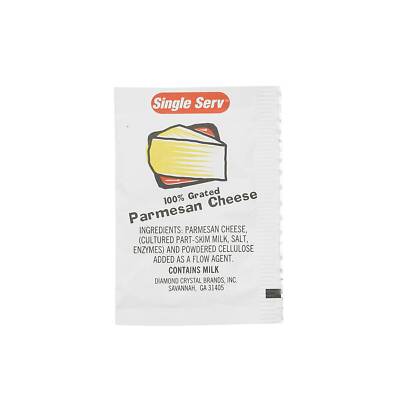 Single Serv Parmesan Cheese Packets, 3.5 Gram -- 200 per case. | eBay