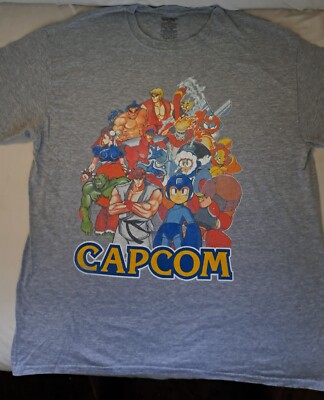 CAPCOM Vintage Graphic T-Shirt (X-Large) | eBay