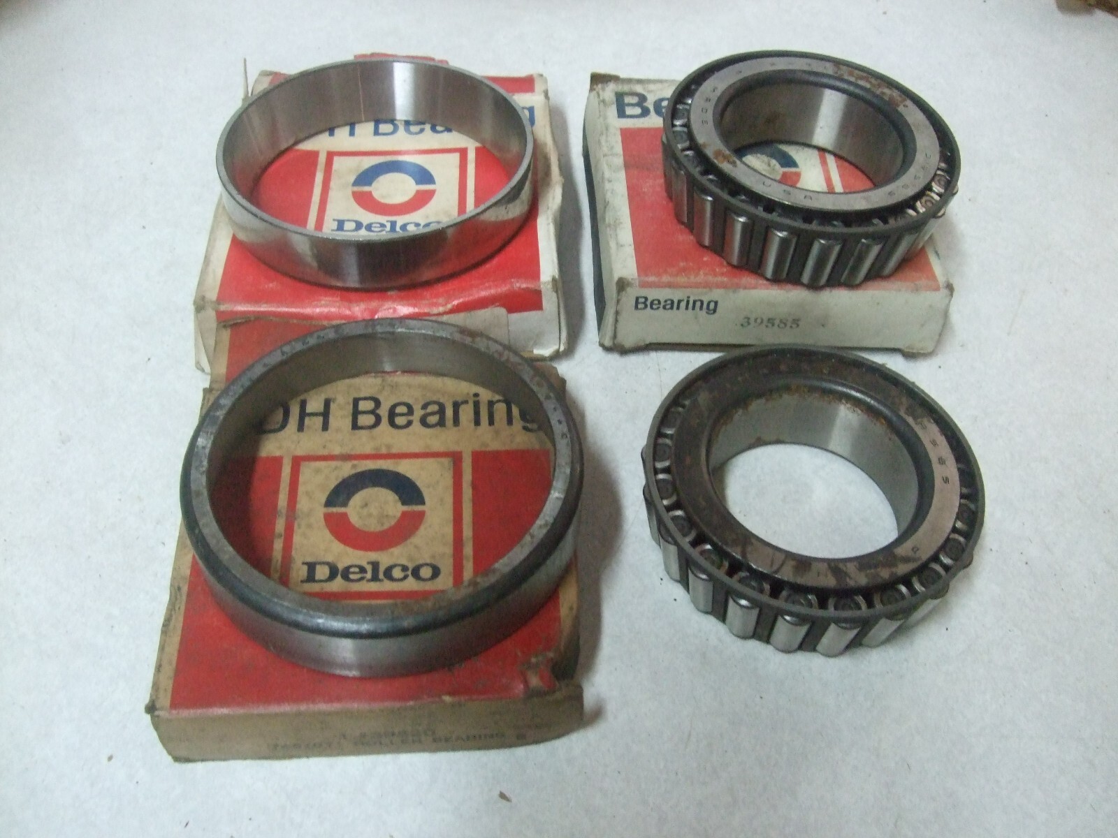 Delco GM 39585 Bearing Cone & 39520 Bearing Cup-NOS-Qty of 2 Each | eBay