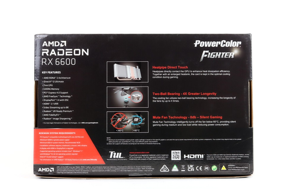Powercolor Radeon RX 6600 8GB Fighter w/Box | 1yr Warranty, Fast Ship ...