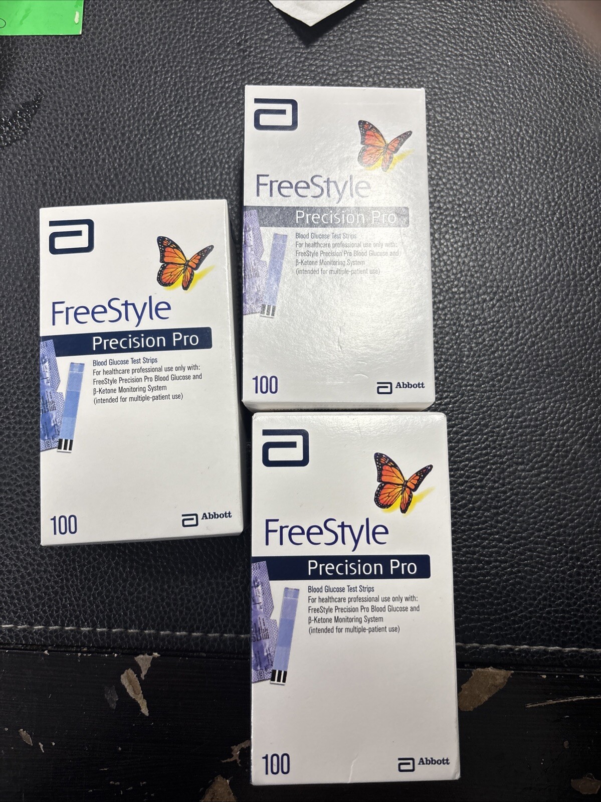 Abbott FreeStyle Precision Pro Blood Glucose 100 Test Strips New Exp ...