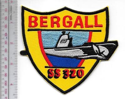 Submarine US Navy USN WWII USS Bergall SS320 Balao Class Sub Active ...