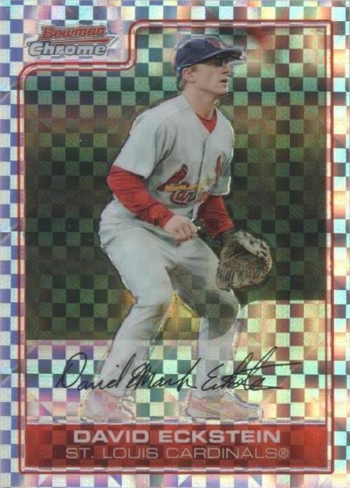 2006 Bowman Chrome - David Eckstein #133 X-Fractor /250 for sale online ...