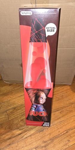 17 Inch Child's Play Chucky Lava Lamp Light Clear Liquid Red Wax 32 oz ...