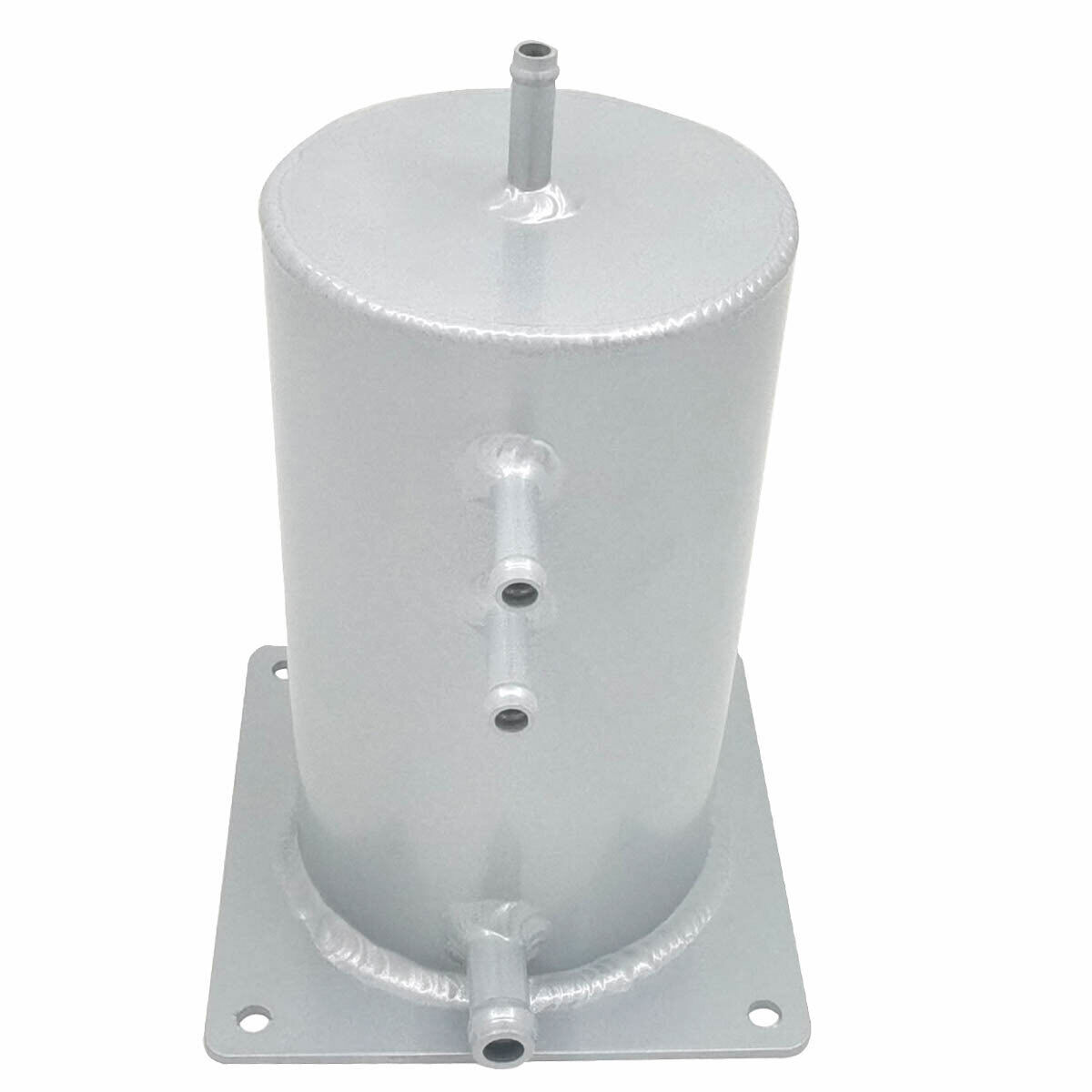 1.5L Universal Aluminium Fuel Swirl Tank Surge Pot Reservoir Bottle 8mm ...