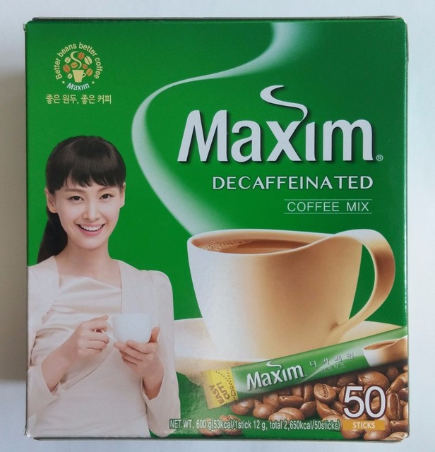 Maxim Decaffeinated Instant Coffee Mi Sachets(11.8g) Easy Useful Drink ...