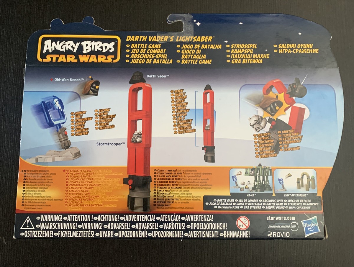 Angry Birds Star Wars Darth Vader Con Spada Laser Star Wars Lightsaber