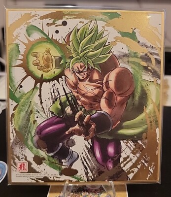 Dragon Ball Z Super Shikishi Best Collection Bandai Super Saiyan Broly ...