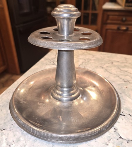 Dunhill Pewter Made in England Art Deco 1930's 7 Day Revolving Pipe ...