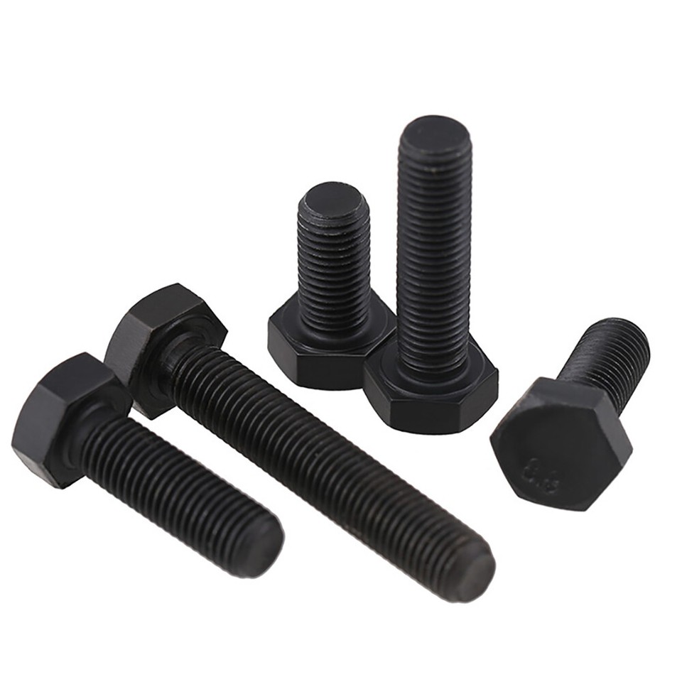Metric M12 Hex Head Bolts Fine Pitch Thread Hex Set Screws Steel Grade ...