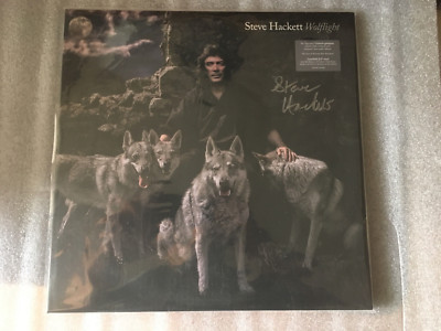 AUTOGRAPHED steve hackett (genesis) wolflight SIGNED 2lp+cd rare ...
