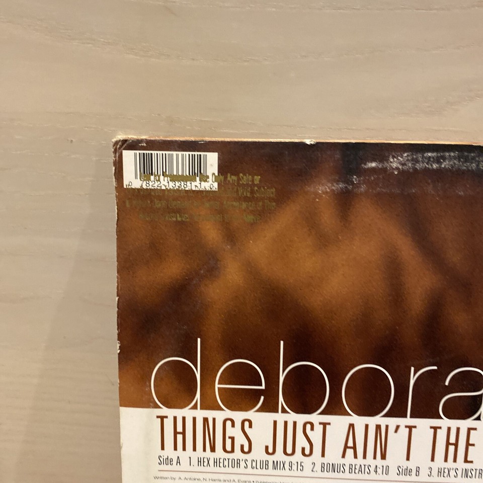 Deborah Cox - Things Just Ain't The Same 12" Vinyl & Self Titled CD 💿 ...