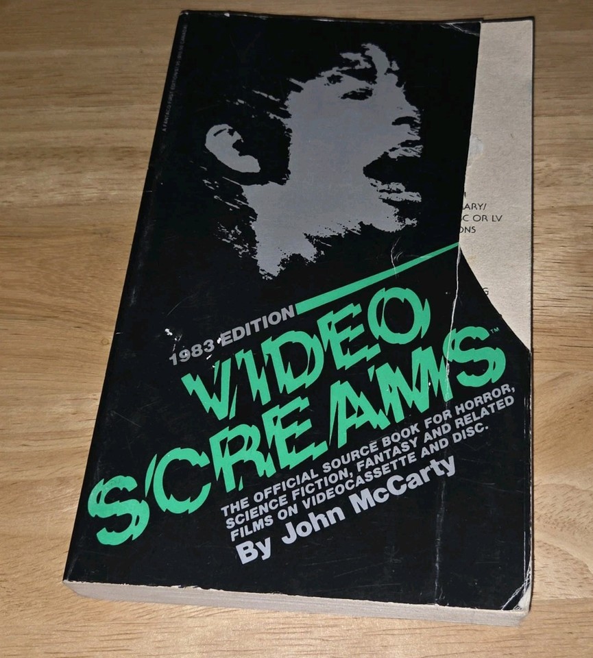 Video Screams 1983 Edition John McCarty HORROR SCIENCE FICTION MOVIE ...
