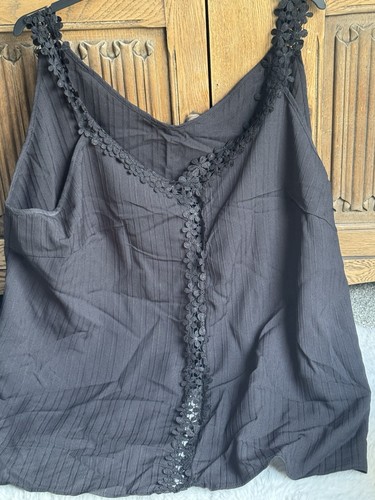 Ladies Sleeveless Top, Size 7XL (30-32),black New . Summer, Holiday Top ...