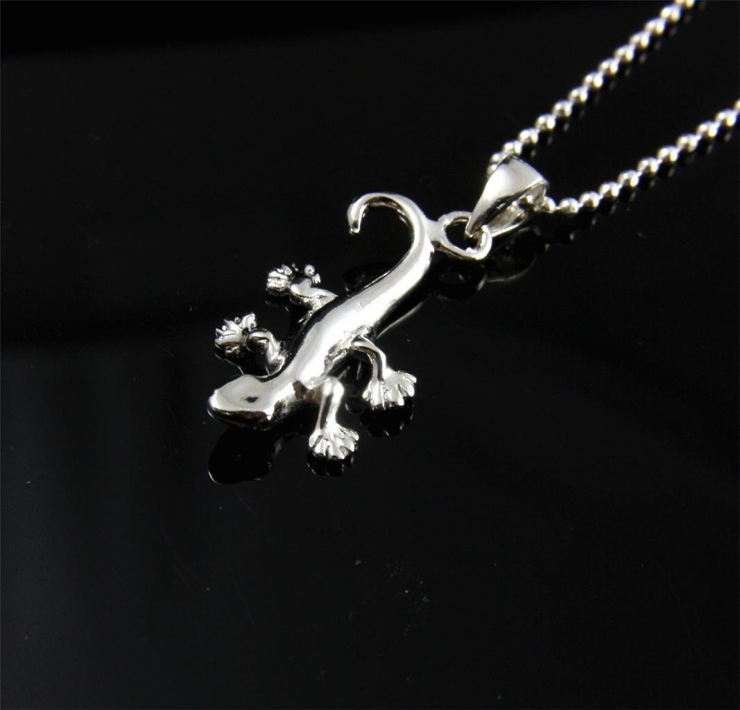 STERLING SILVER 925 HIGH POLISH SHINY HAWAIIAN GECKO PENDANT | eBay