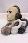 4 COLORS REAL SHEEPSKIN SHEARLING Fur Ear Muffs Warmers Earmuffs ...