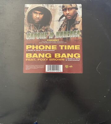 Capone N Noreaga Phone Time Bang Bang 12” Vinyl Foxy Brown promo | eBay