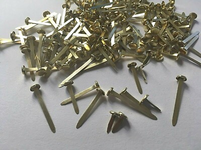Paper Fasteners Brass Plated Split Butterfly Pin Clips 13 20 25 30 40 ...