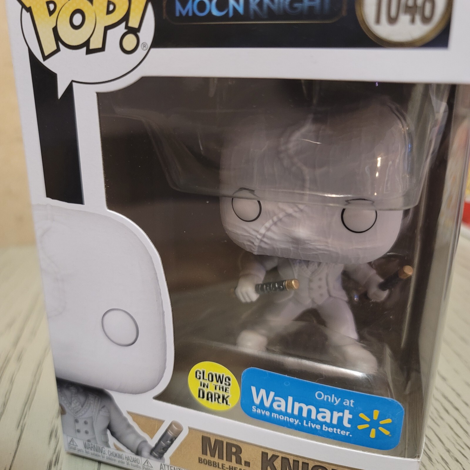 Funko POP! #1048 Mr. Knight Walmart Exclusive GITD Excellent Condition ...
