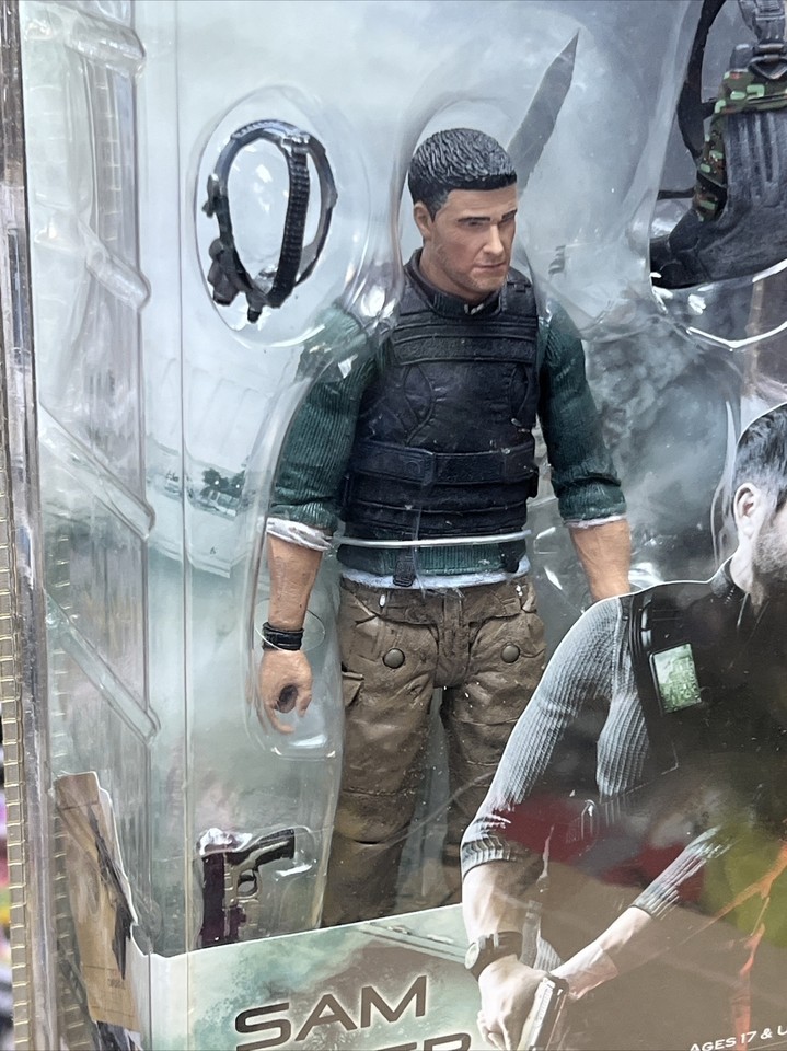 2010 NECA Toys Splinter Cell Conviction Sam Fisher 7” Figure w/ vest ...