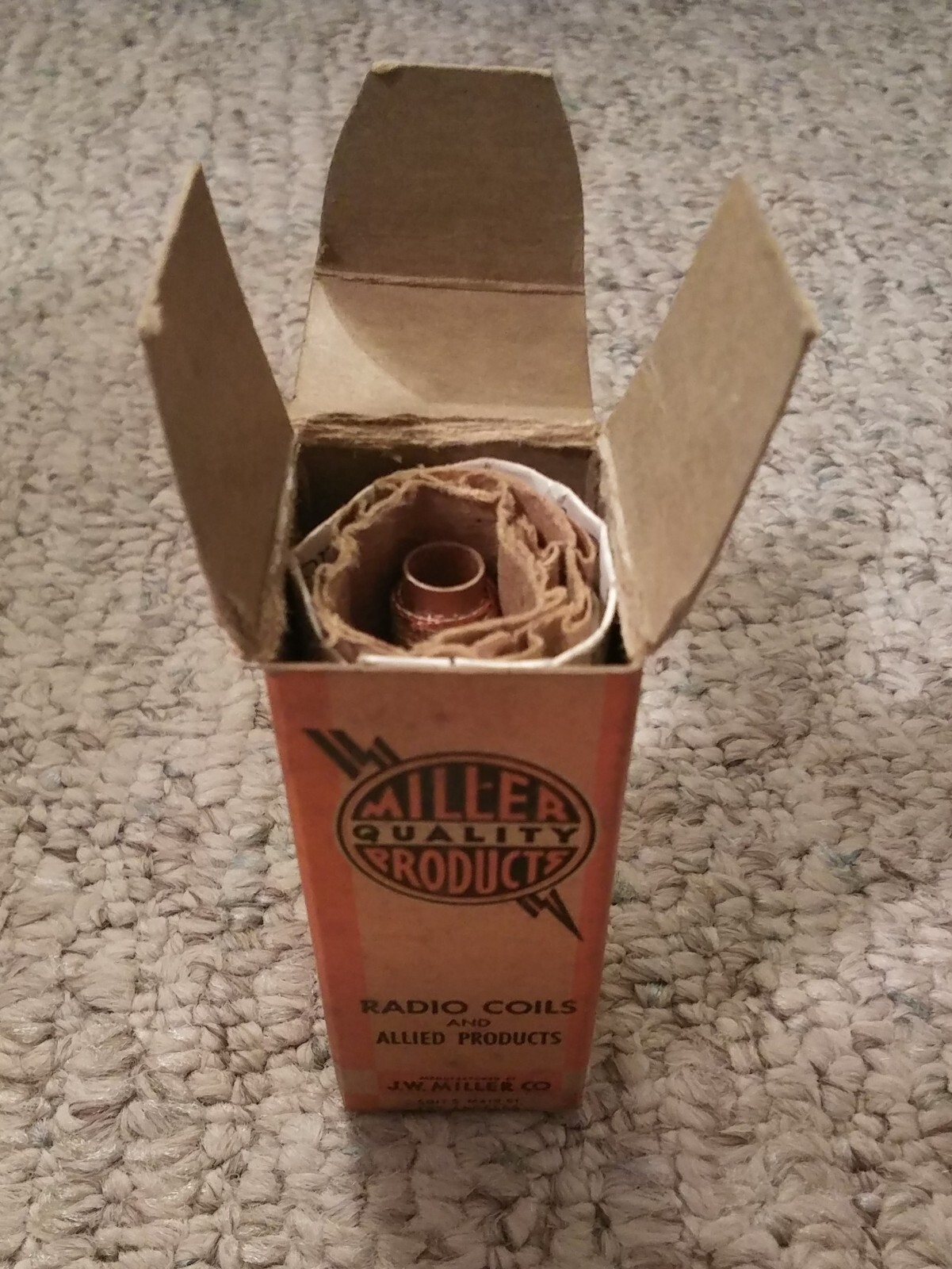 Vintage New In Package 2-3 Millih'y Radio Coil Tapped By Miller Quality ...