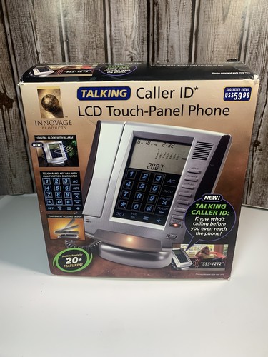 2006 Talking Caller ID LCD Touch-Panel Landline Phone - Innovage ...