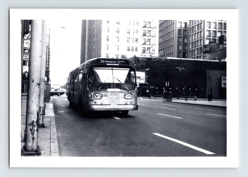 Photo Chicago Transit CTA Bus Route 24 Wentworth 1970s 5" x 3" | eBay