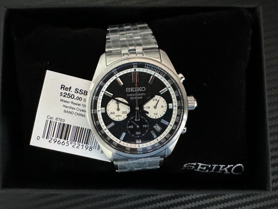SEIKO SSB429 BLACK dial dynamic chronograph SSB429-MINT | eBay
