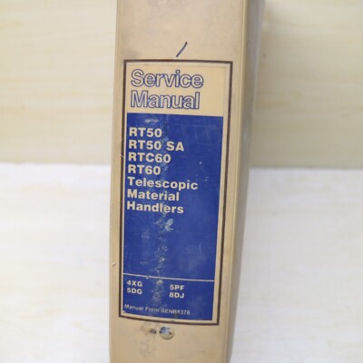 Caterpillar RT50 RTC60 SA RT60 Telehandler Forklift Repair Shop Service ...