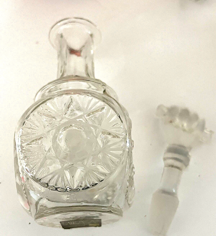 2 Vintage Perfume Bottles ACC w/Butterfly Top & Mikasa Square w/ Hand ...