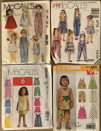 (4 PATTERNS) McCall's #9630 McCall's #4775 McCall's #M5568 Simplicity ...