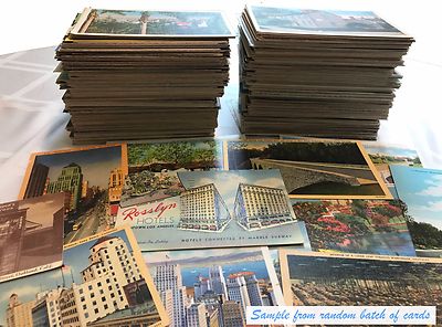 Vintage lot of postcards ~ 25 Random Postcards from the 1920s to '70s ...
