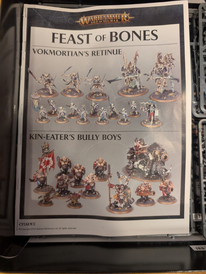 Feast Of Bones - Warhammer Age Of Sigmar - OSSIARCH BONE REAPERS HALF ...