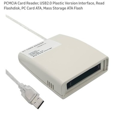 PCMCIA Card Reader, USB2.0 Plastic Version Interface, Read Flashdisk ...