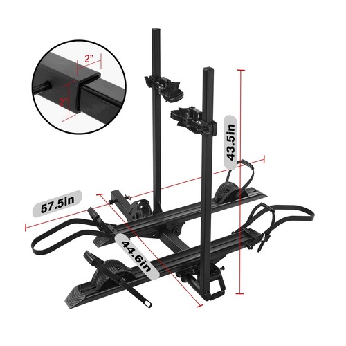 Young E-Bike Rack Hitch Mount Platform Style for Cars Trucks SUVs ...