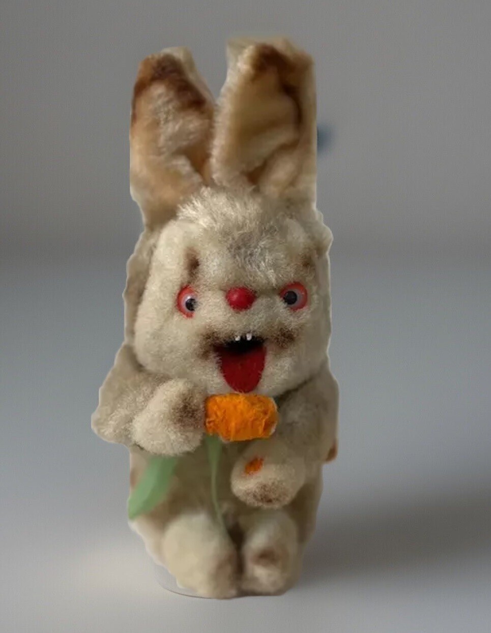 Vtg 70s Carl Mechanical Wind Up Bunny Toy Plush W/ Box West Germany ...