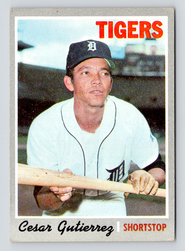 1970 Topps Card, #269 Cesar Gutierrez, Detroit Tigers | eBay