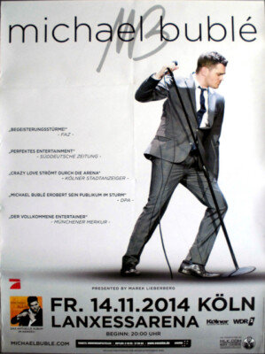 MICHAEL BUBLE - 2014 - Plakat - Live In Concert - Poster - Köln | eBay.de